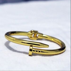 Titan101 | Accessories | Men Unisex Titan Bangle Stainless Steel Bent ...